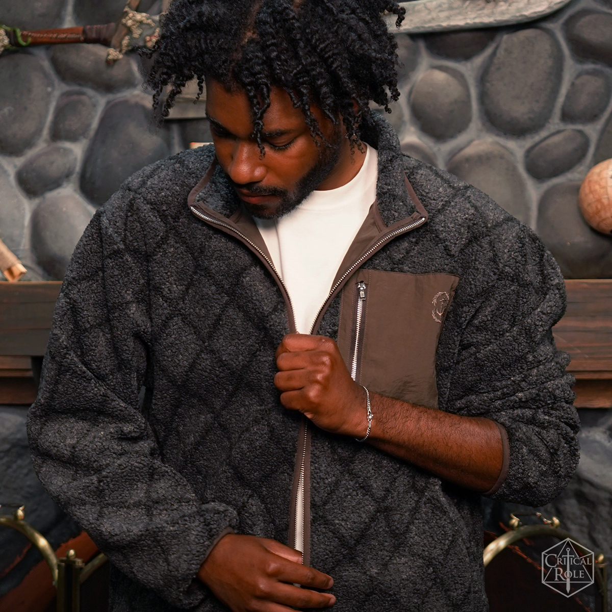 Mighty Nein Collection: Fjord Stone Sherpa Fleece Jacket – Critical ...