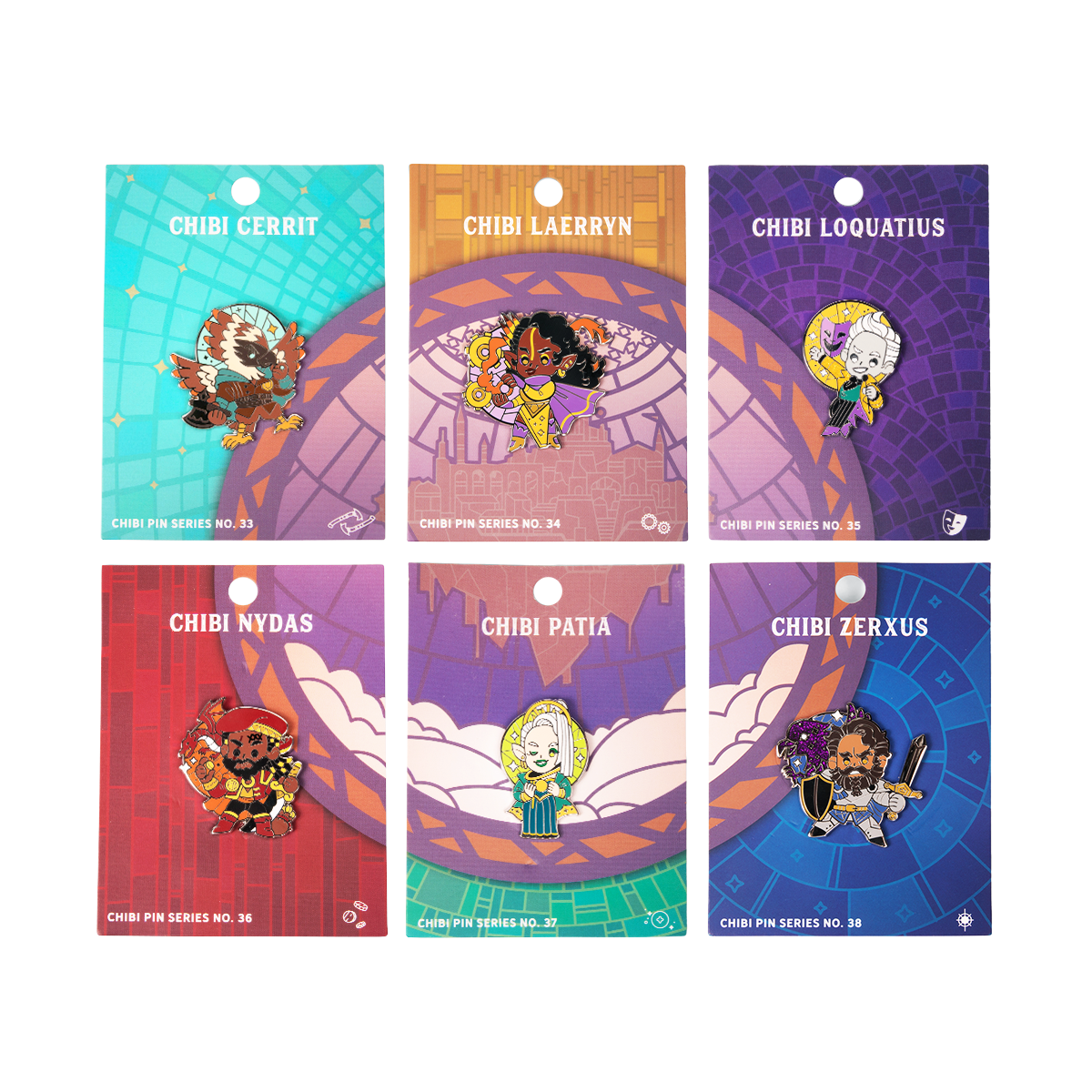 Critical Role Chibi Pin No. 36 - Nydas Okiro – Critical Role Shop - Canada