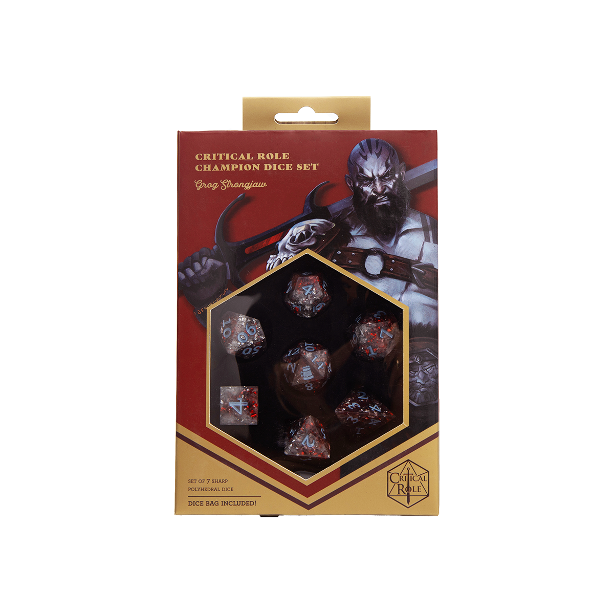 Critical Role Champion Dice Set: Grog Strongjaw – Critical Role Shop ...