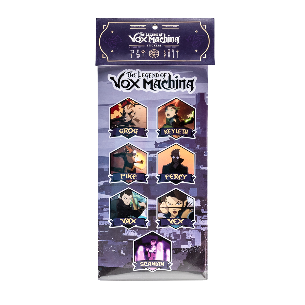 The Legend of Vox Machina Sticker Set – Critical Role Shop - Canada